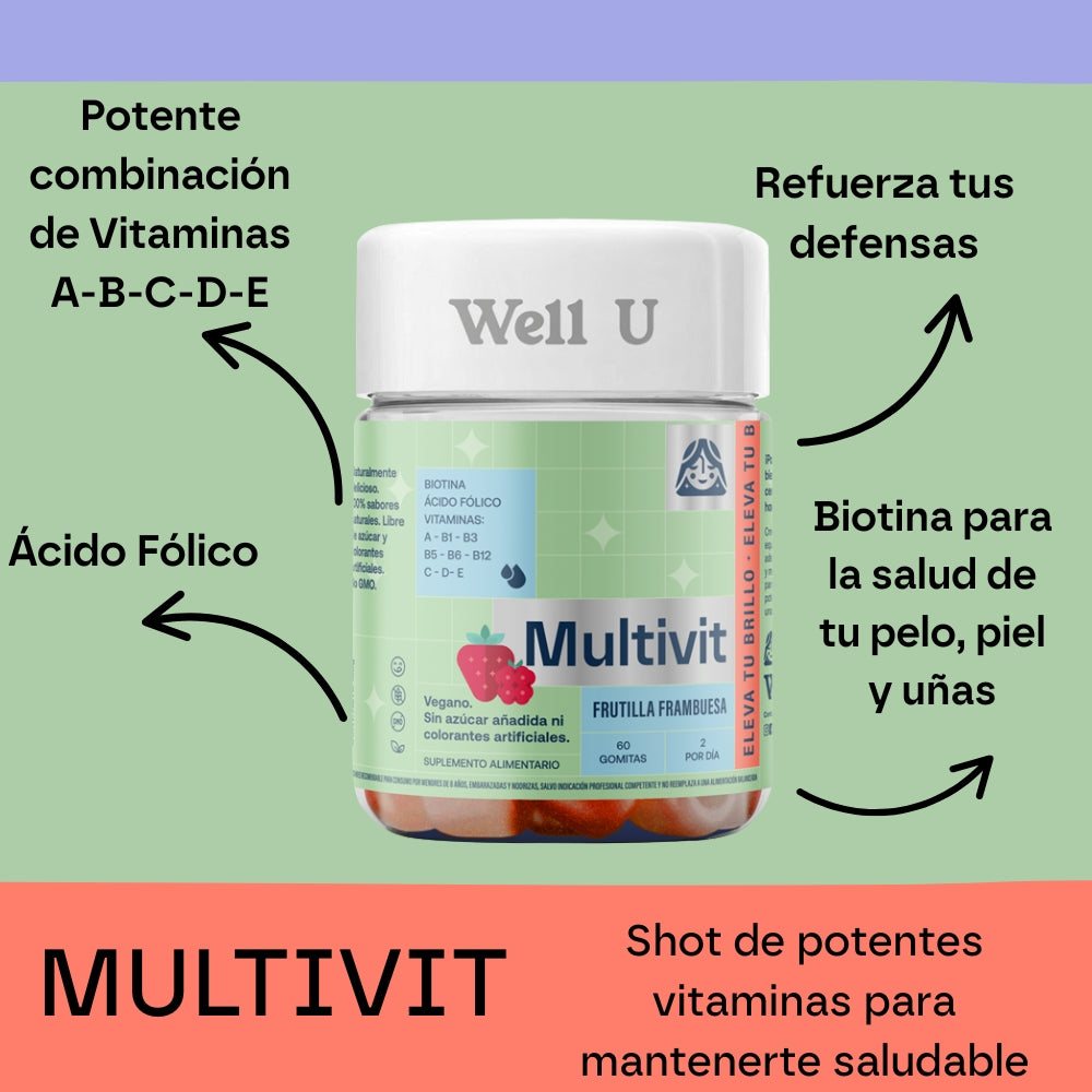 GOMITAS - MULTIVIT 60 UN – Well U