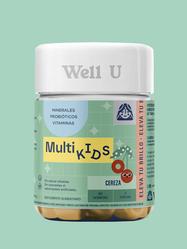 GOMITAS - NUEVO MULTIKIDS SABOR CEREZA – Well U